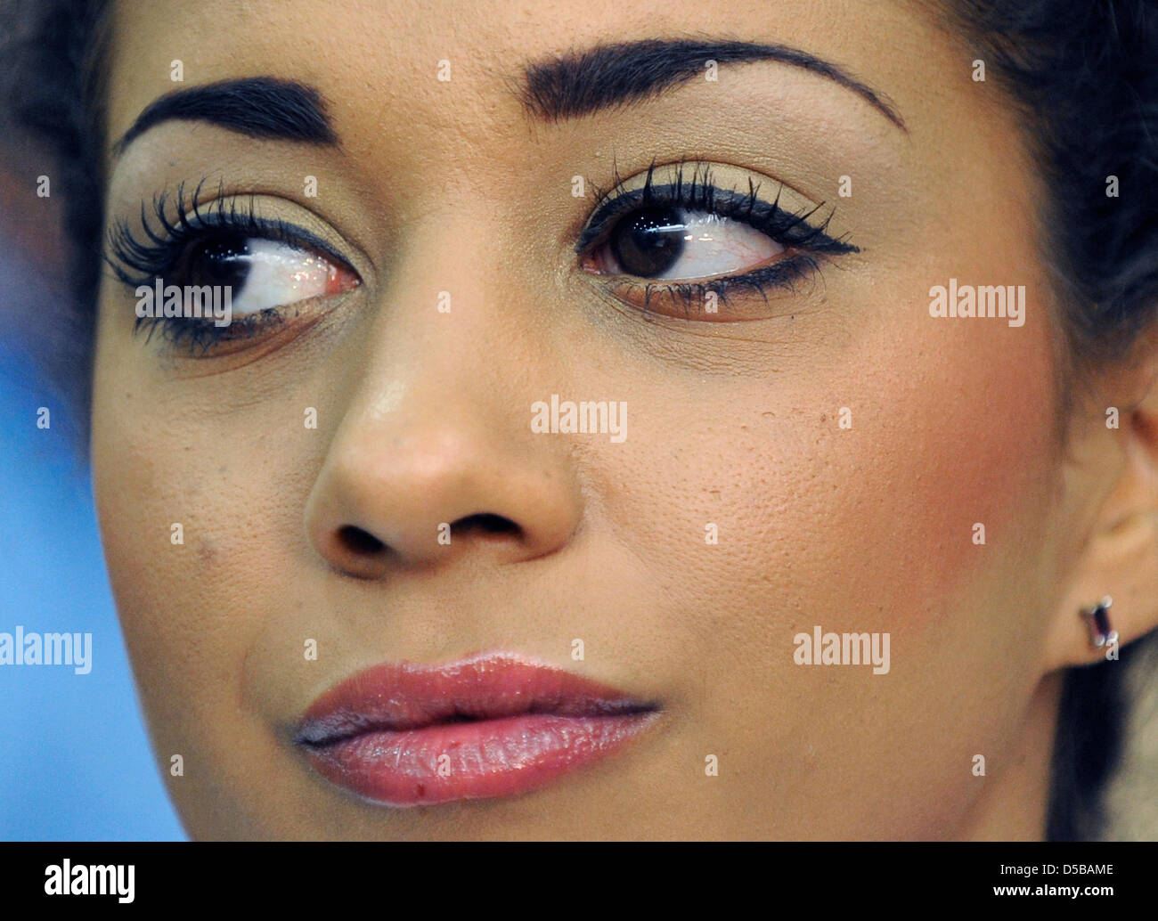 Singer Nadja Benaissa of the pop band 'No Angels' stands trial at the ...