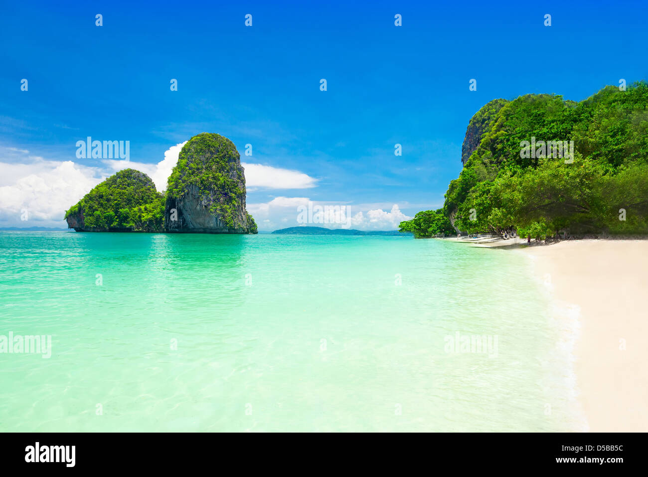 Beauty beach and limestone rocks Stock Photo - Alamy