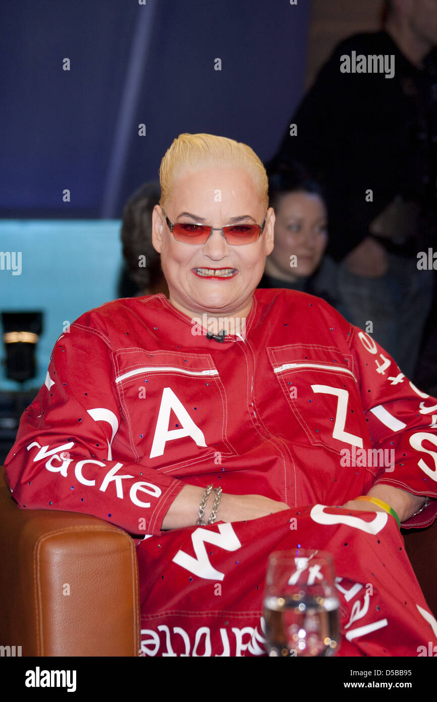 Hella von Sinnen at 'NDR Talk Show' Studio 5. Hamburg, Germany - 18.11. ...
