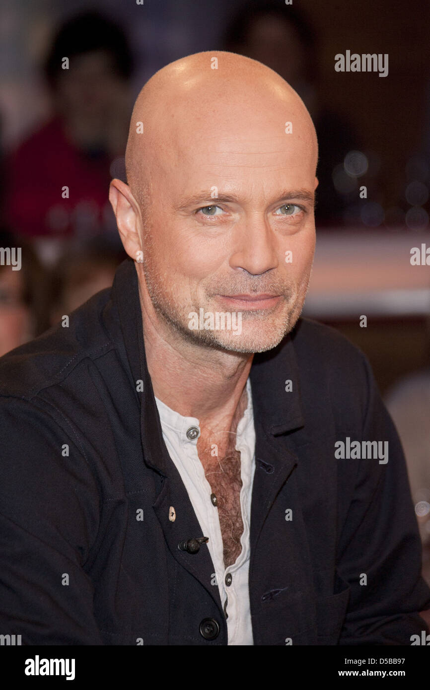 Christian Berkel at 'NDR Talk Show' Studio 5. Hamburg, Germany Stock ...