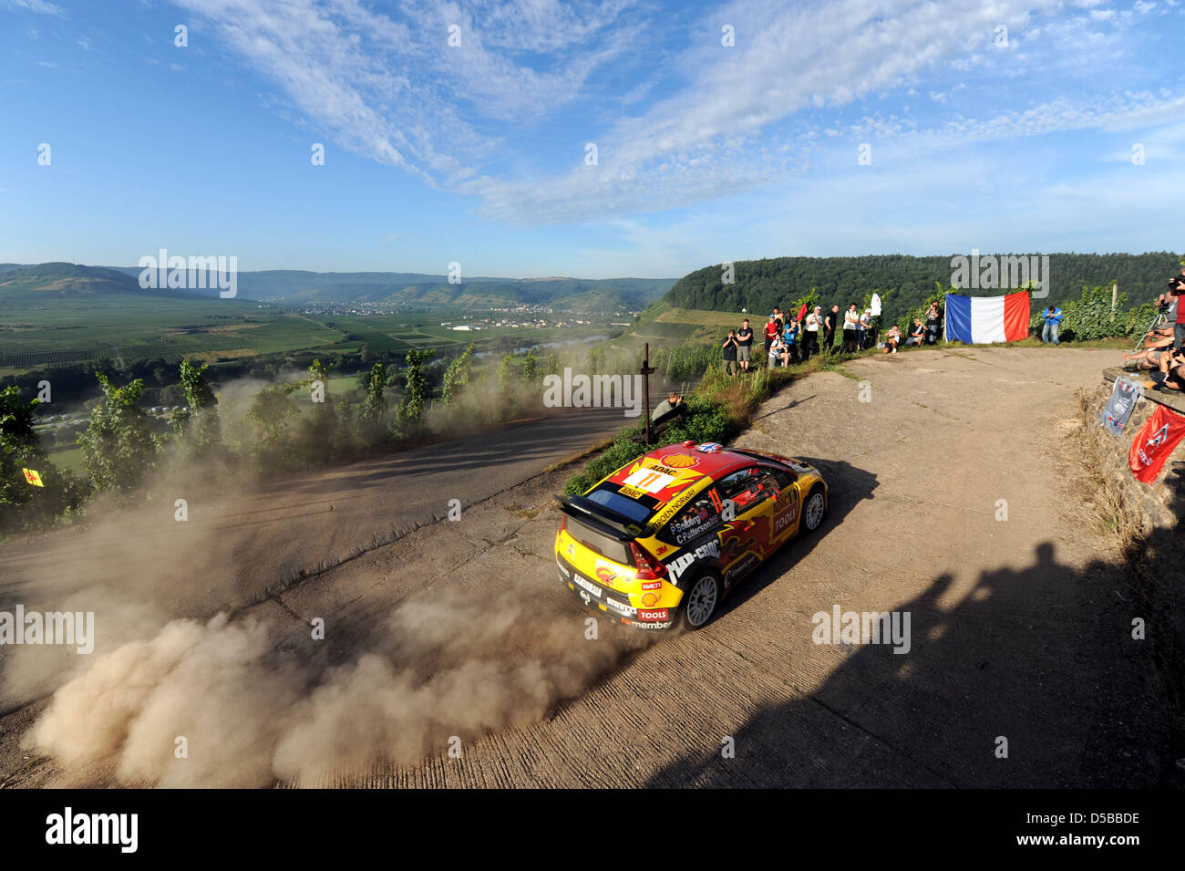 Motor rallying rallye wrc adac dust car hi-res stock photography and ...