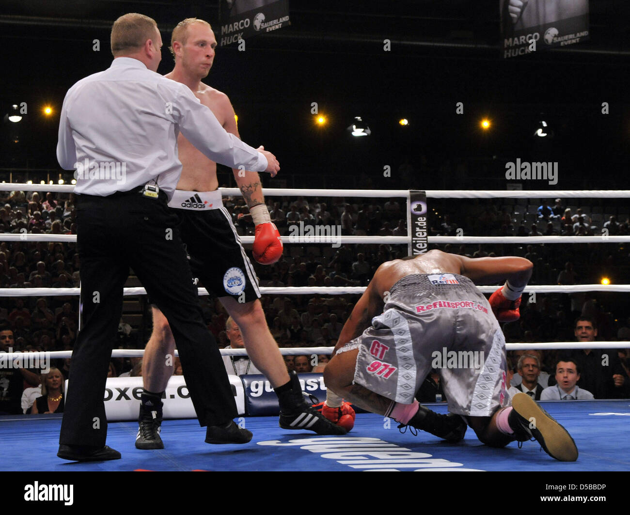Finn Robert Helenius and French Gregory Tony in action during the ...