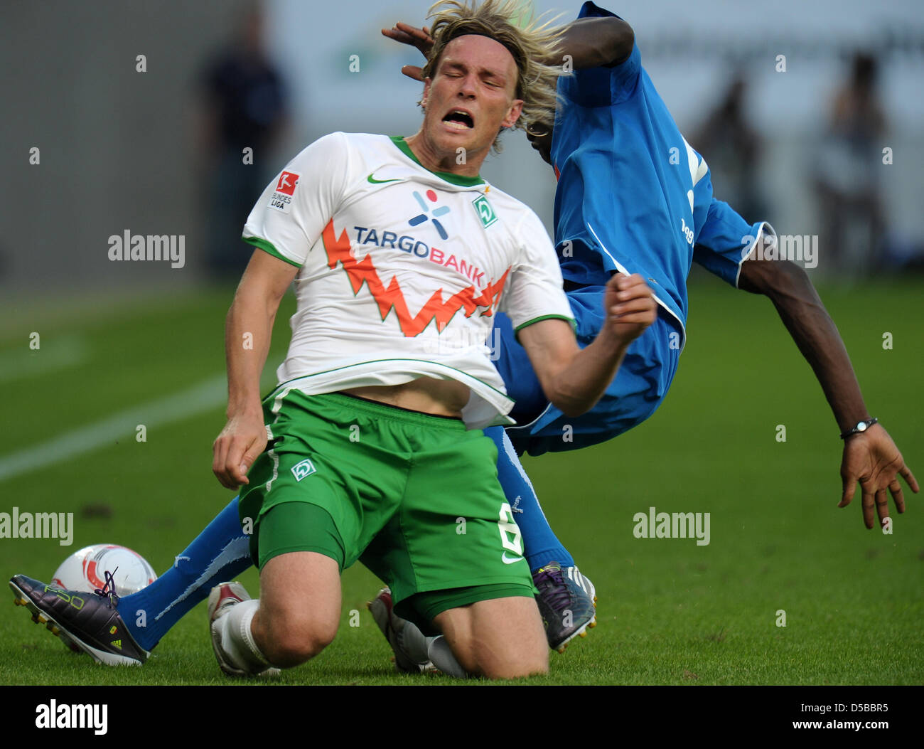 On the first match day of the Bundesliga season, Hoffenheim's Demba Ba ...