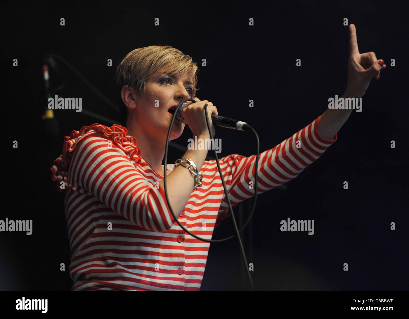 German pop band Klee performs with singer Suzie Kerstgens at the ...