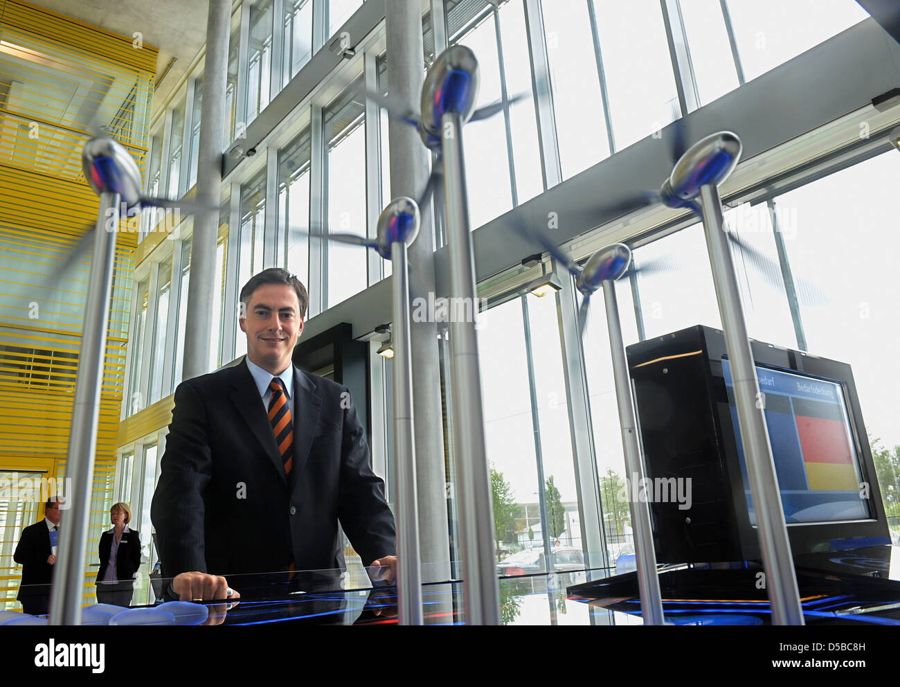 Lower Saxony's Prime Minister David McAllister (CDU) observes the new ...