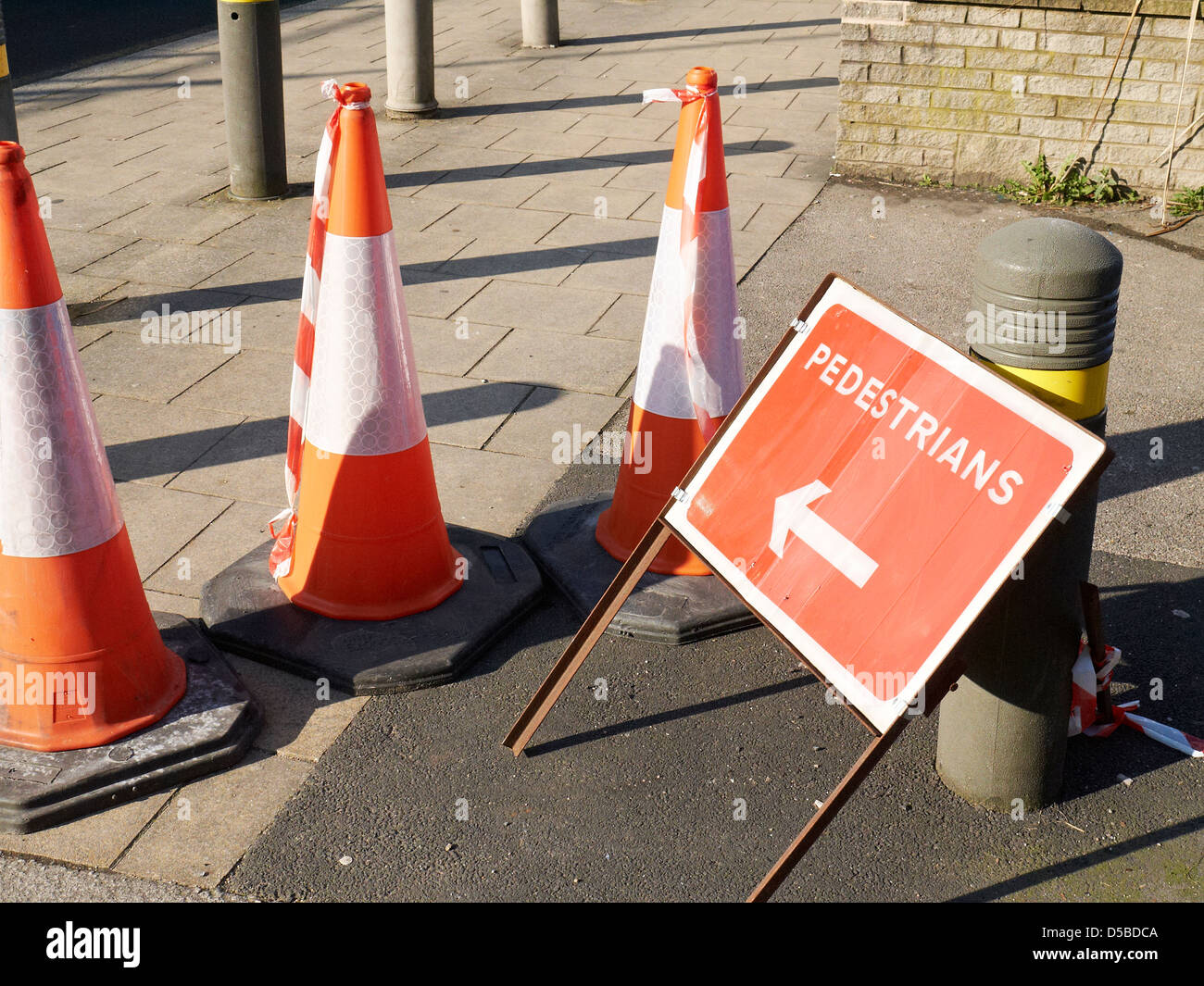 Diverted traffic sign hi-res stock photography and images - Alamy
