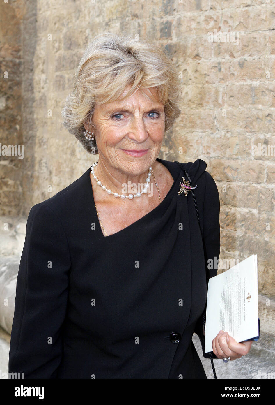 Princess Irene of the Netherlands attends the funeral of Prince Carlos ...