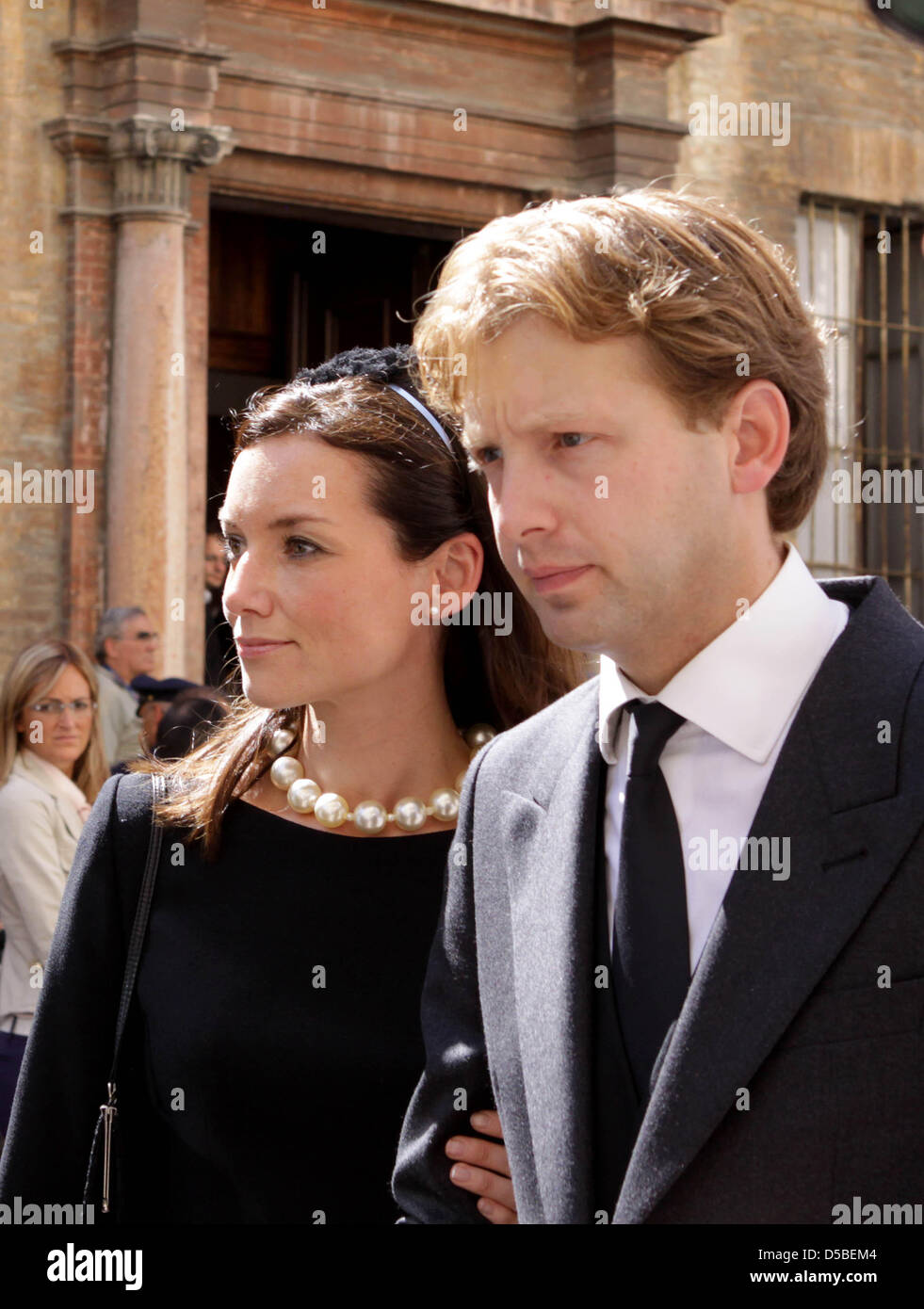 Princess Aimee and Prince Floris of the Netherlands attend the funeral ...