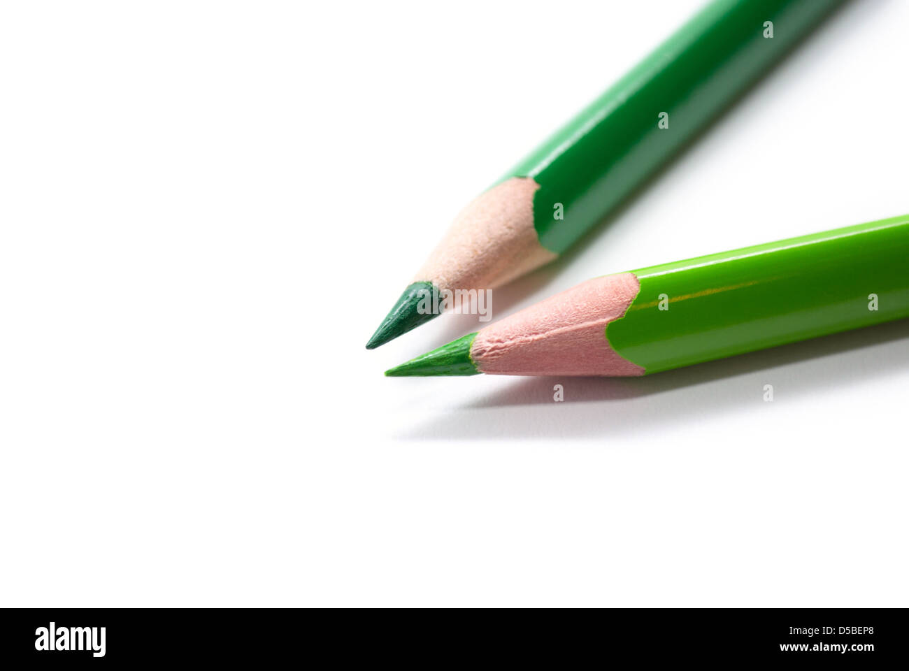 Green pencils hi-res stock photography and images - Alamy