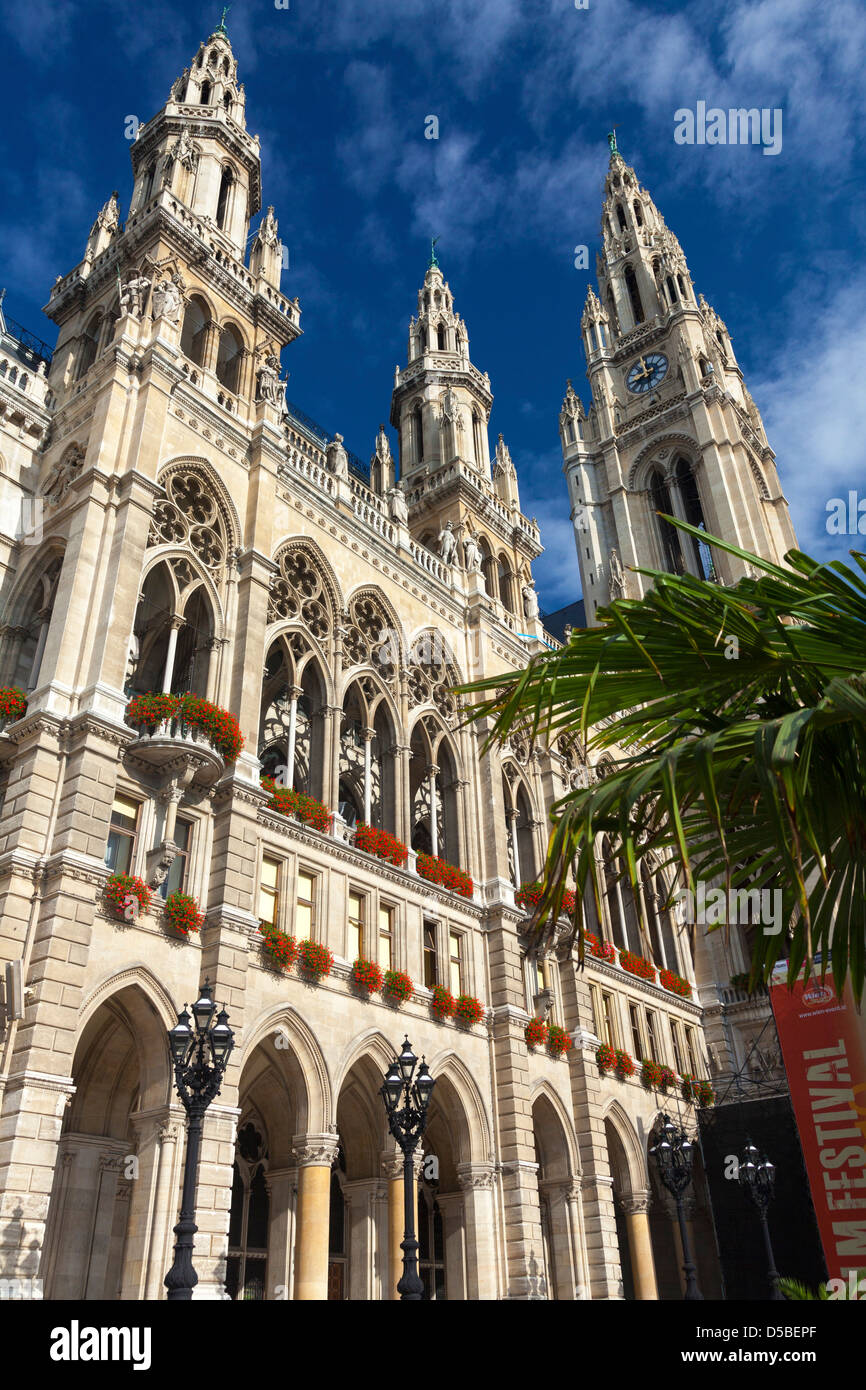 The Rathaus Building, Vienna city centre, Austria Stock Photo - Alamy