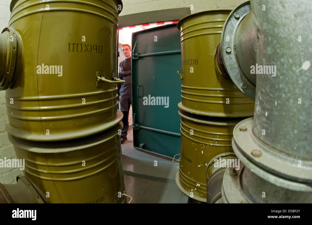 View into a part of the former headquarters of GDR's notorious Stasi ...