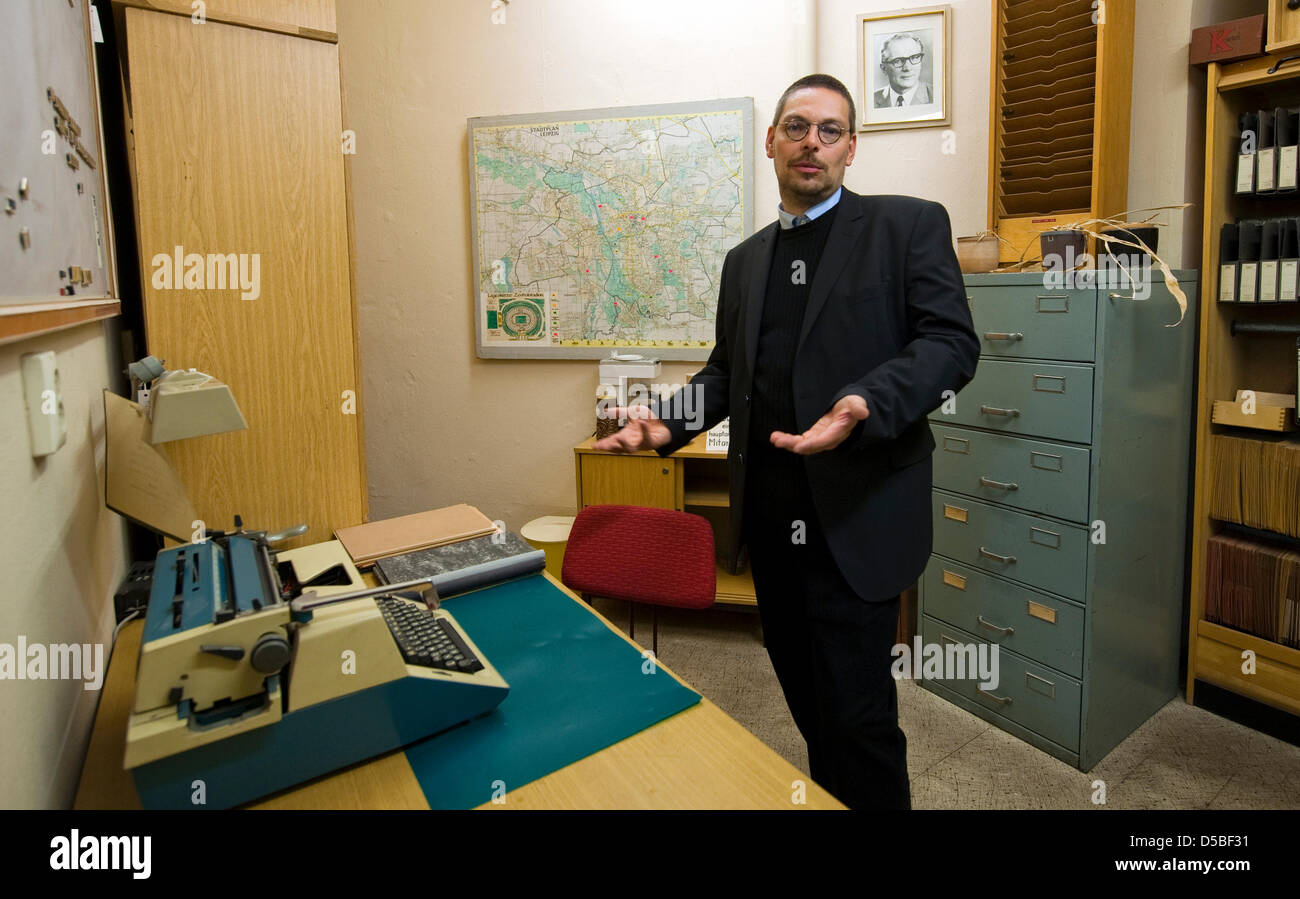 View into a part of the former headquarters of GDR's notorious Stasi ...