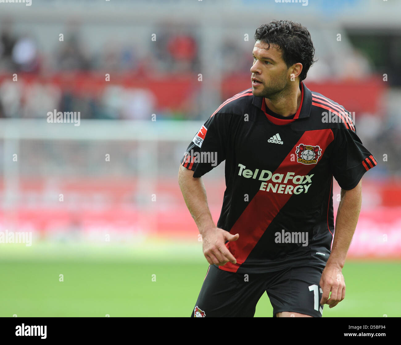 Leverkusen's Michael Ballack during German Bundesliga match Bayer 04 ...