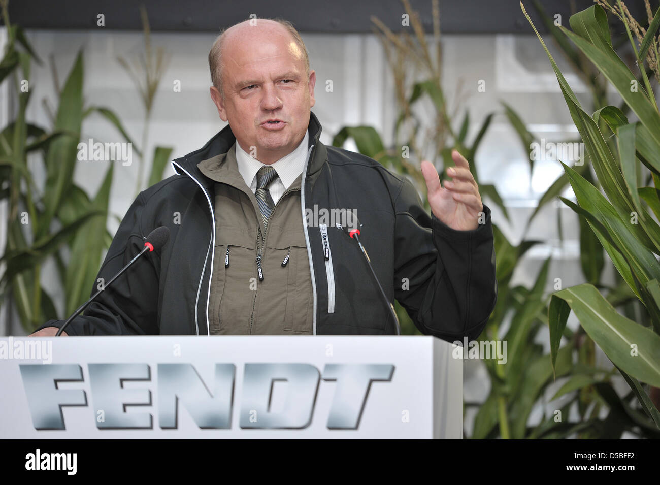 Martin Richenhagen, CEO of US agricultural machinery company Agco ...