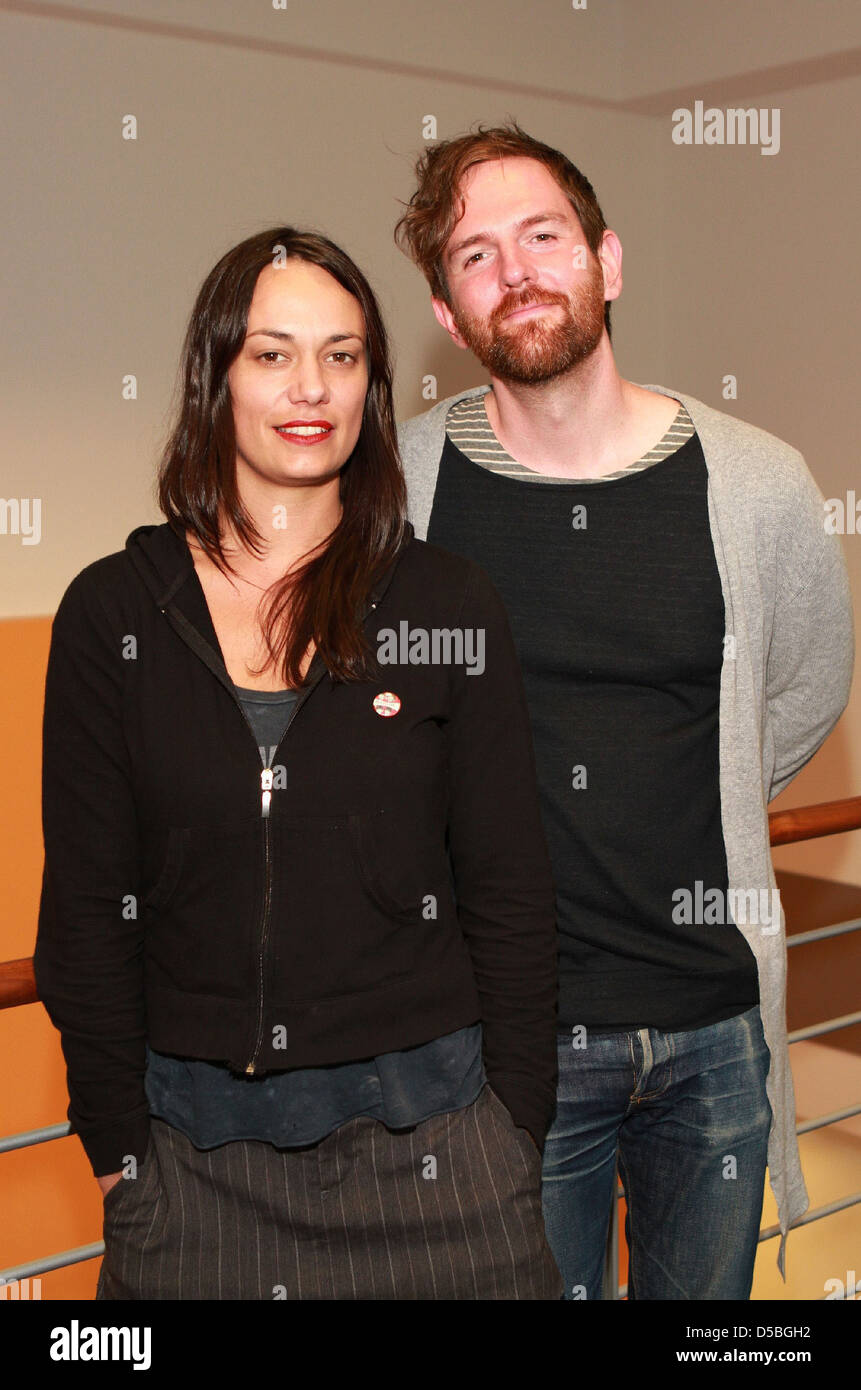Michael Grubbs and Tanya Buziak of Wakey!Wakey! during a promotional ...