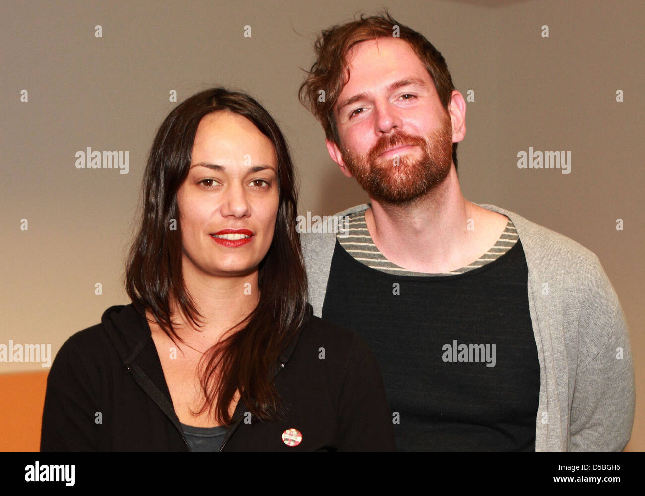 Michael Grubbs and Tanya Buziak of Wakey!Wakey! during a promotional ...