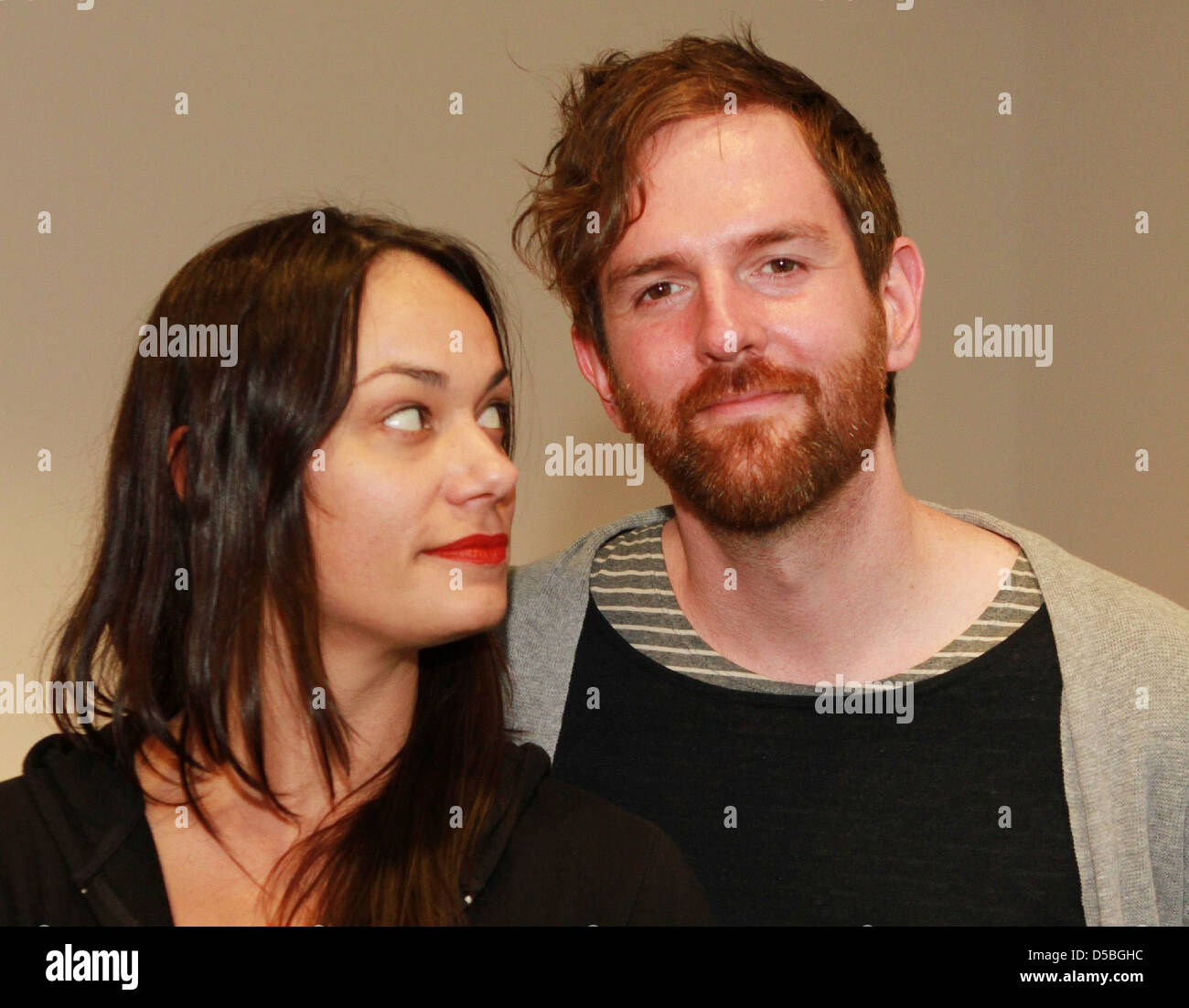 Michael Grubbs and Tanya Buziak of Wakey!Wakey! during a promotional ...
