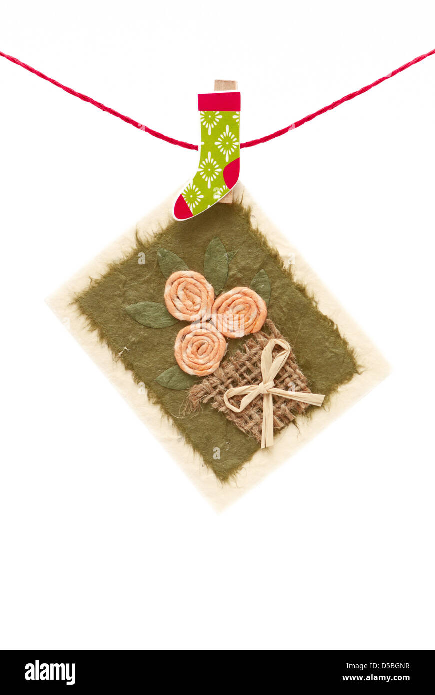 Christmas background template green Cut Out Stock Images & Pictures - Alamy