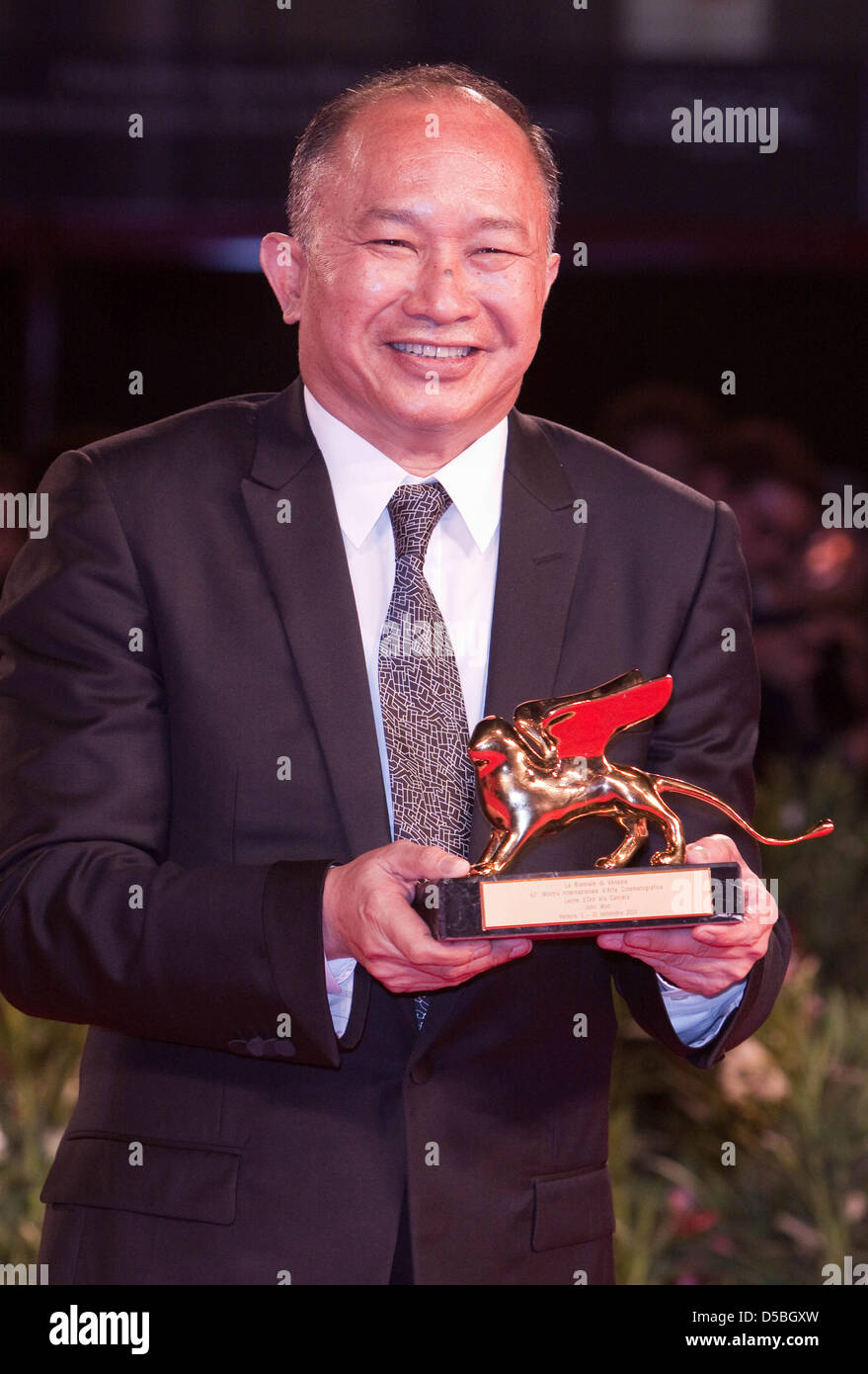 Chinese film director John Woo presents his Golden Lion for Lifetime ...