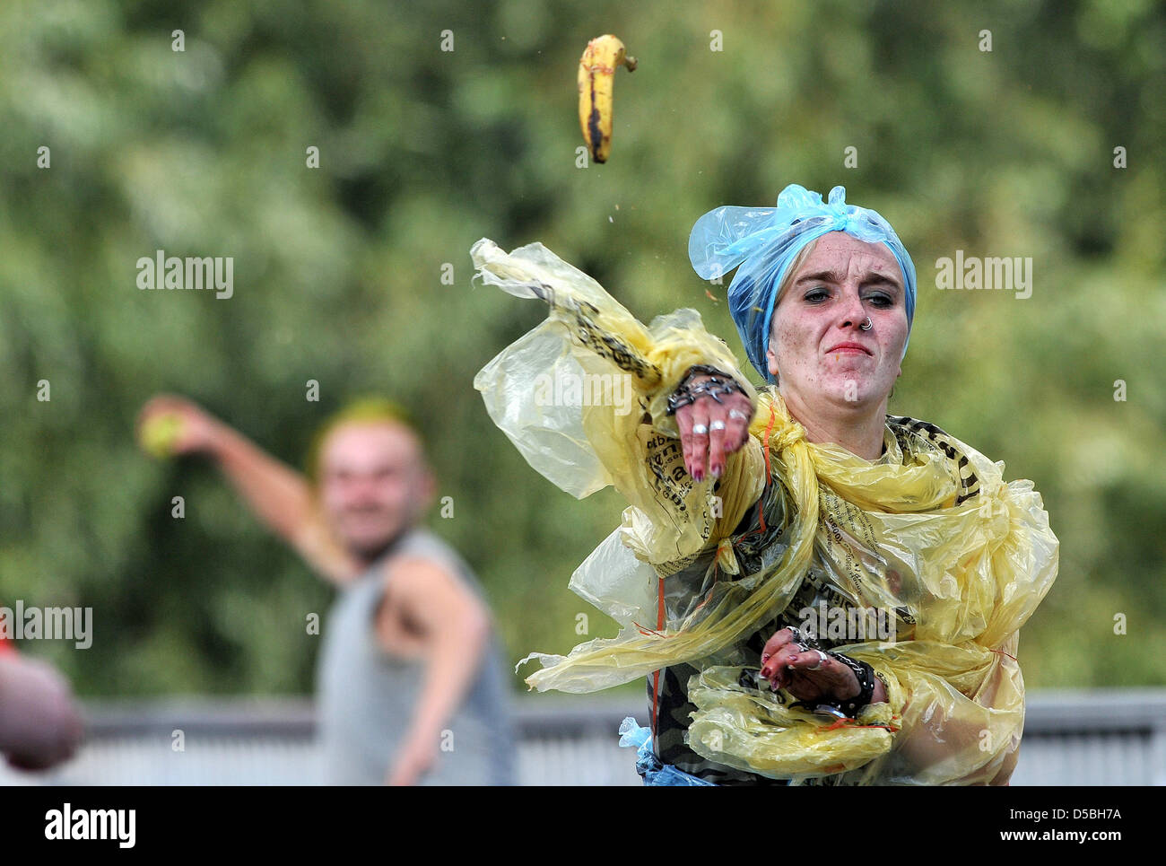 Throw rotten vegetables hi-res stock photography and images - Alamy