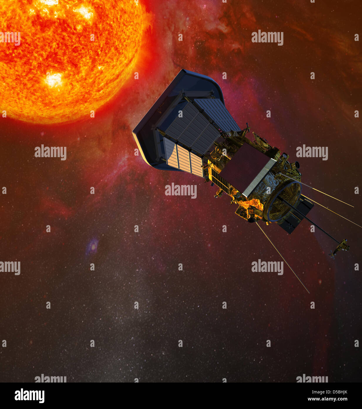 A JHU/APL undated handout picture shows the NASA 'Solar Probe Plus ...