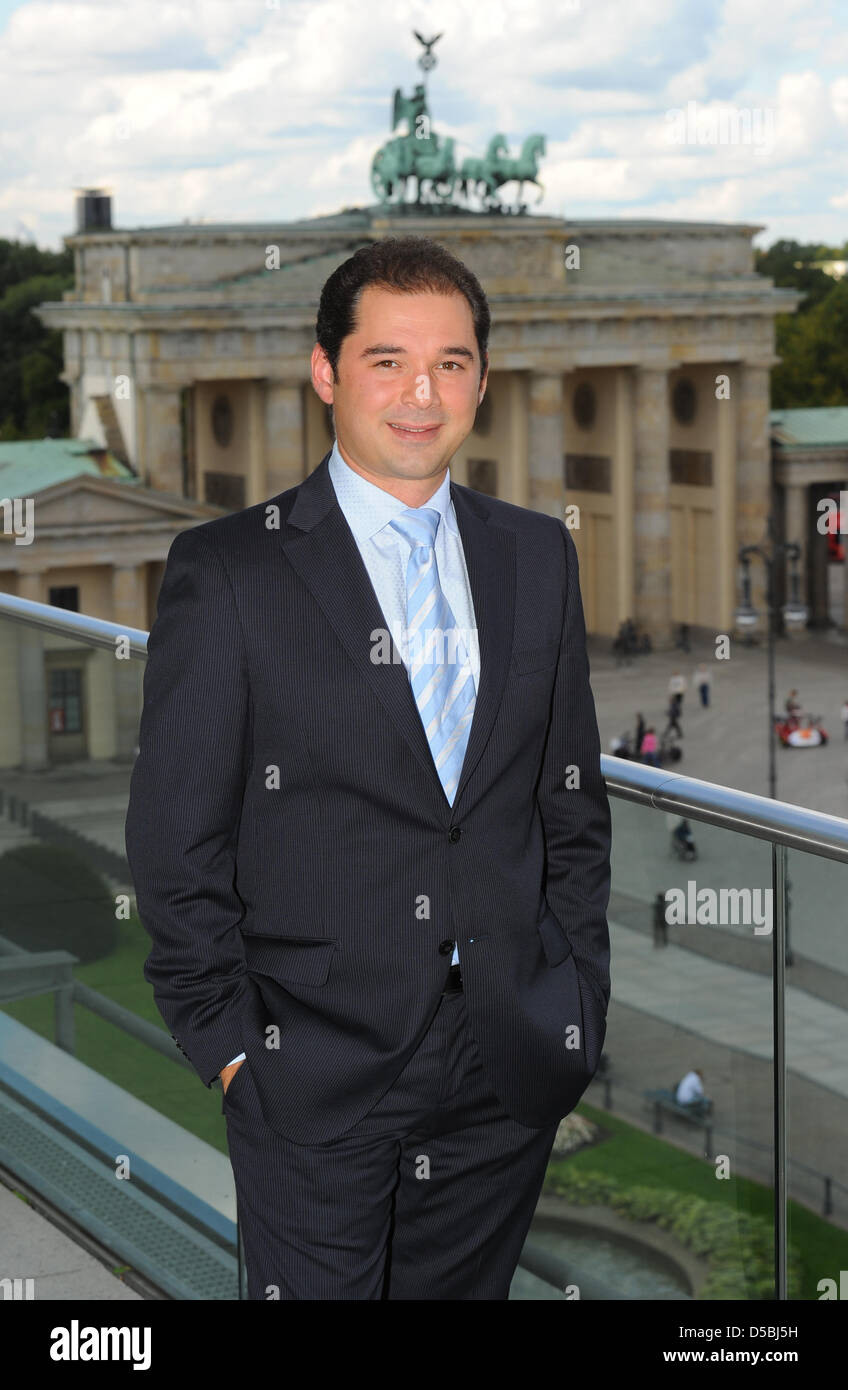 Ossetian maestro Tugan Sokhiev during a press conference in Berlin ...