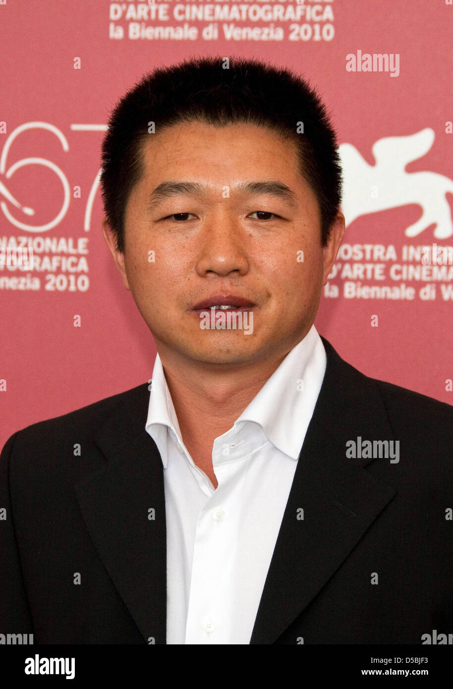 Director Wang Bing attends the photocall of 'The Ditch' during the 67th ...