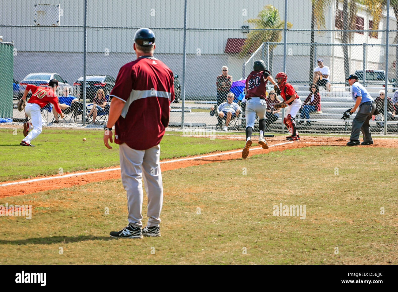 Cardinal Mooney High School Baseball team - the Cougars taking on the ...