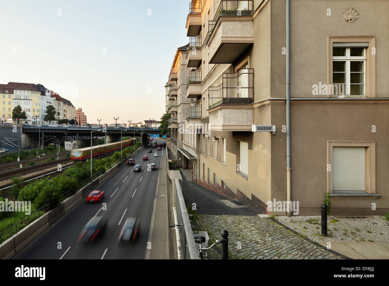 Berlin, Germany, city motorway A100 Kaiserdamm Stock Photo - Alamy