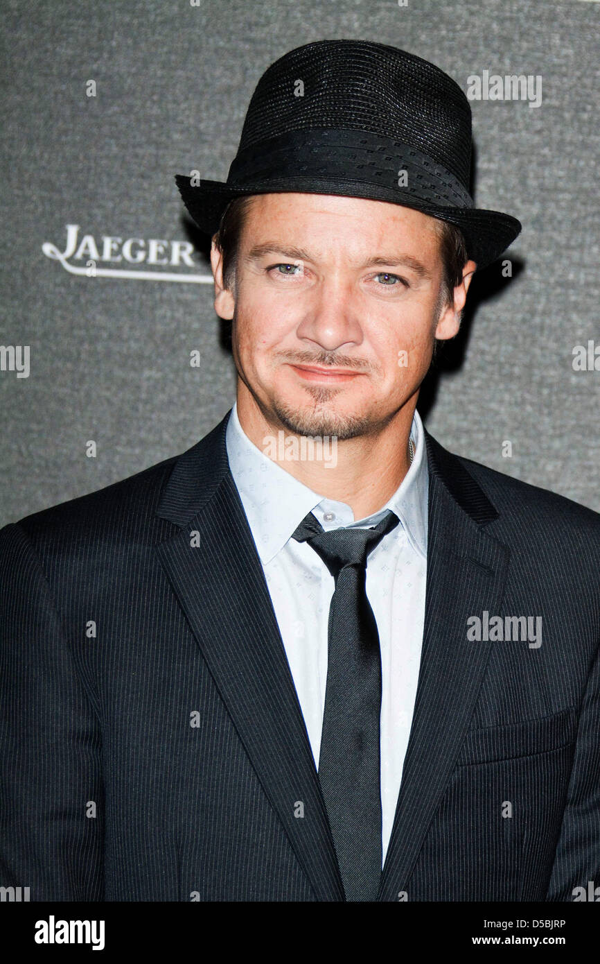 US american actor Jeremy Renner attends the Jaeger-LeCoultre party ...