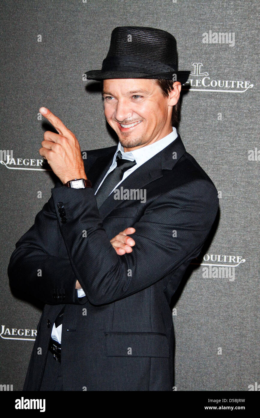 US american actor Jeremy Renner attends the Jaeger-LeCoultre party ...