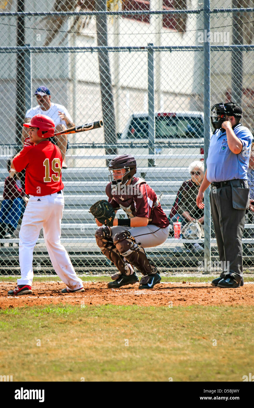 Cardinal Mooney High School Baseball team - the Cougars taking on the ...