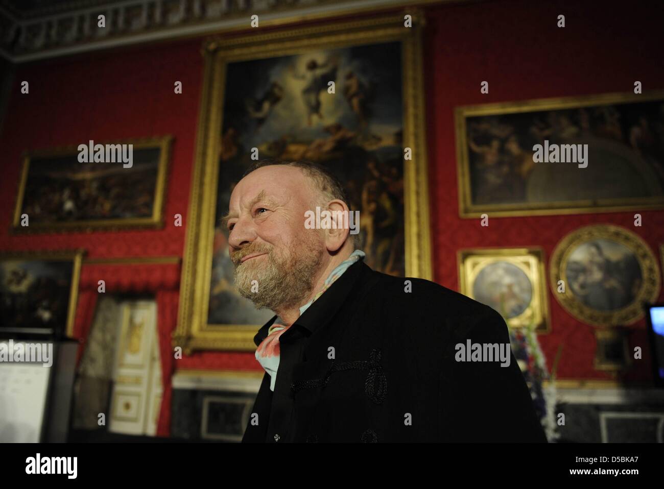 Danish cartoonist Kurt Westergaard is pictured after receiving the M100 ...