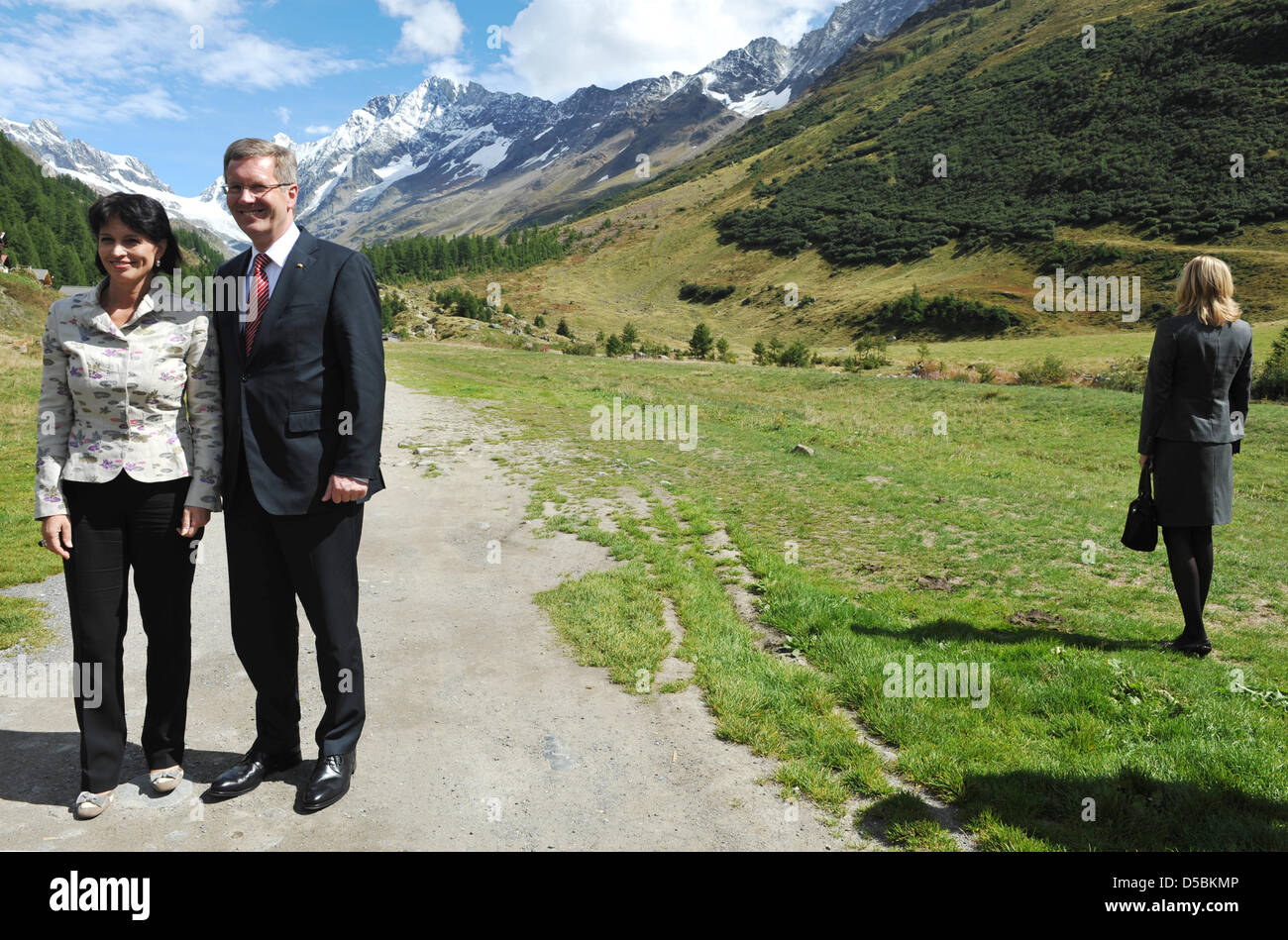 German Federal President Christian Wulff and President of Switzerland ...