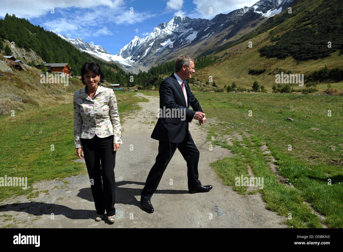 German Federal President Christian Wulff and President of Switzerland ...