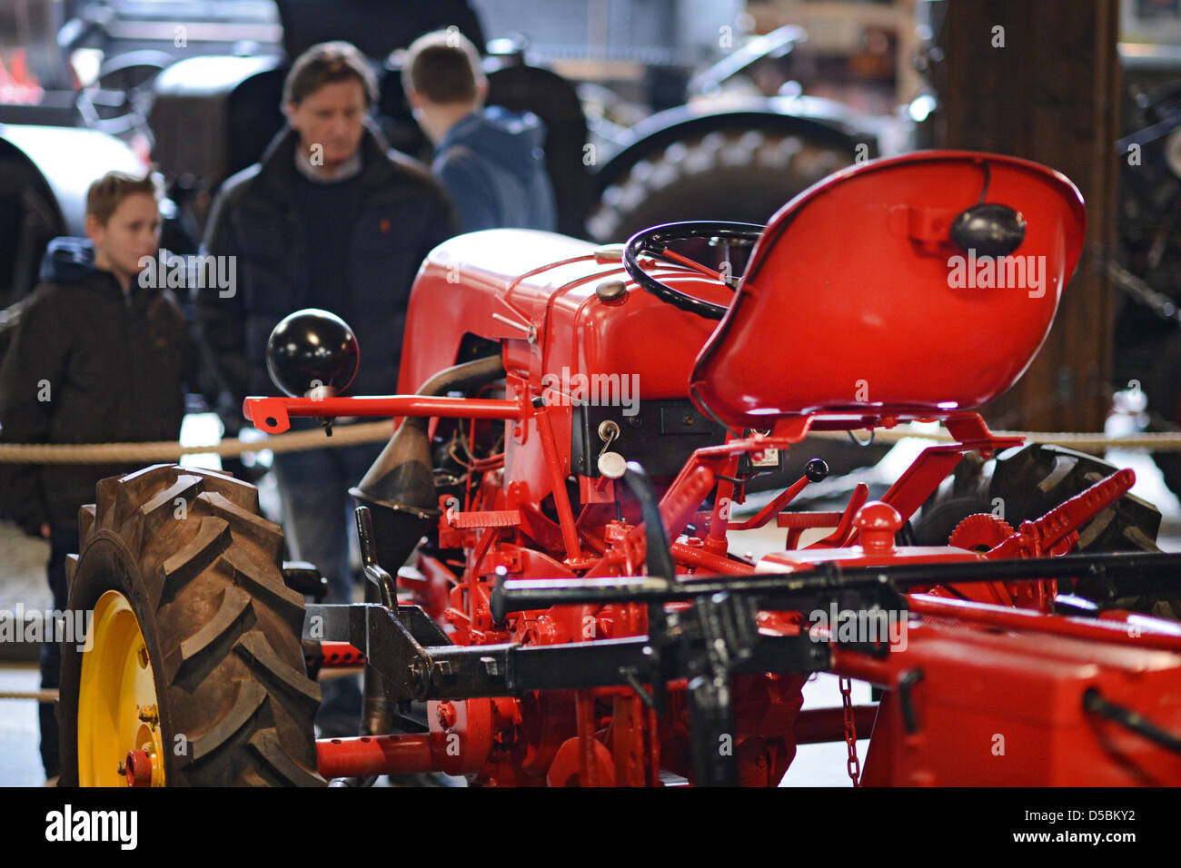 'Unitrac UP12' made in 1952 with 12 horsepower sits in the new Tractor ...
