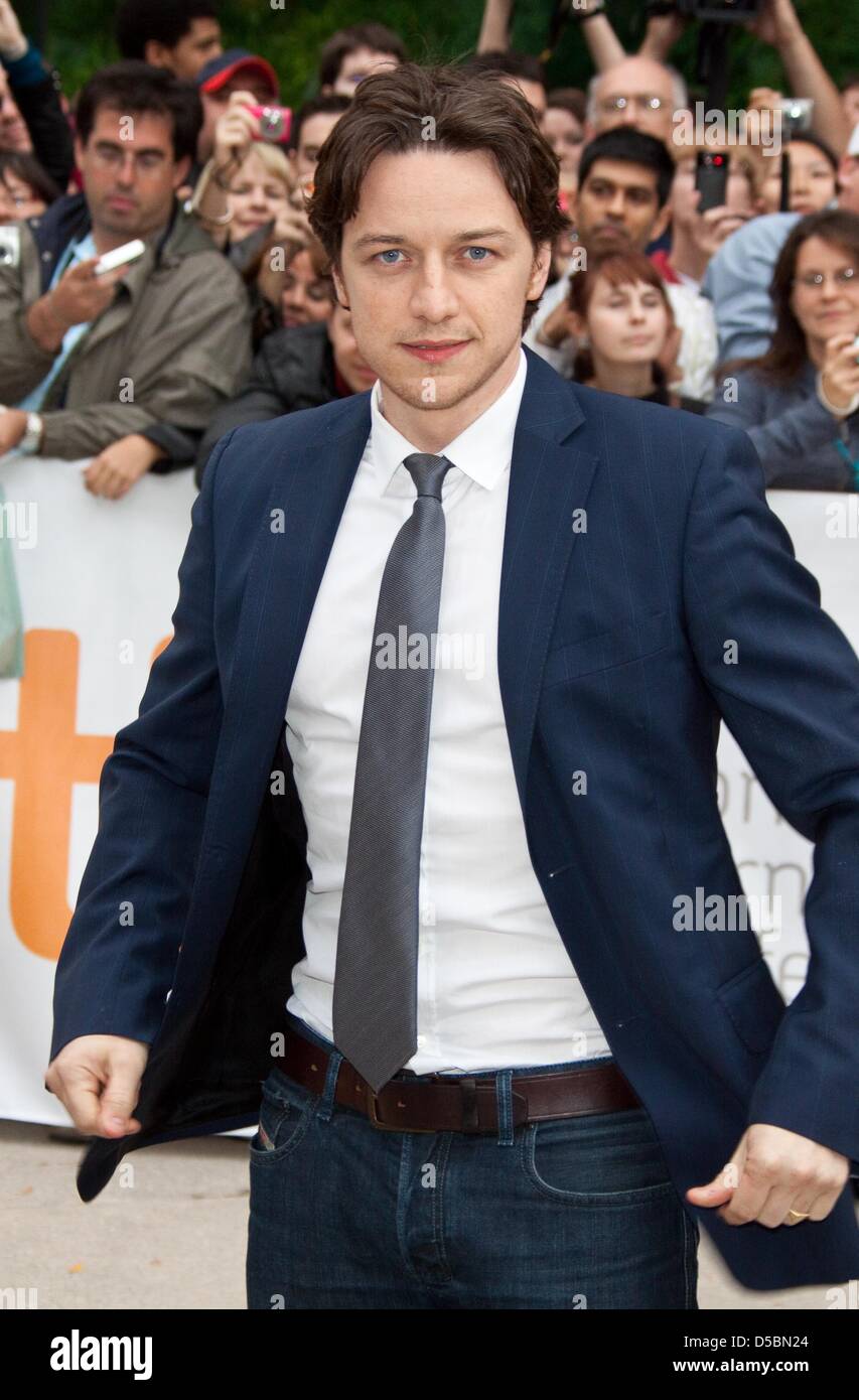 Actor James McAvoy attends the premiere of 'The Conspirator' during the ...