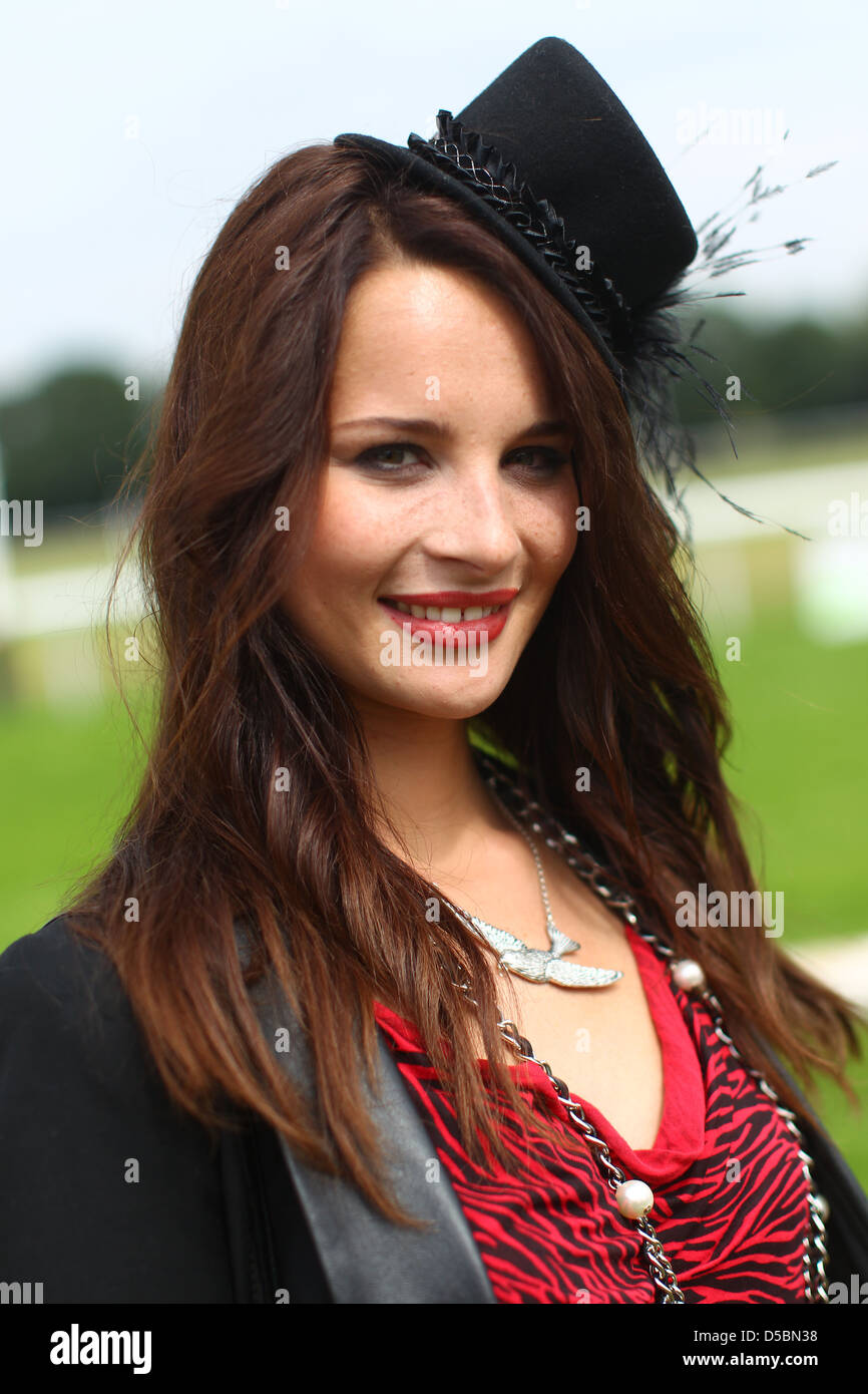 Nicole Mieth at a photocall for the TV soap 'Verbotene Liebe' at a ...