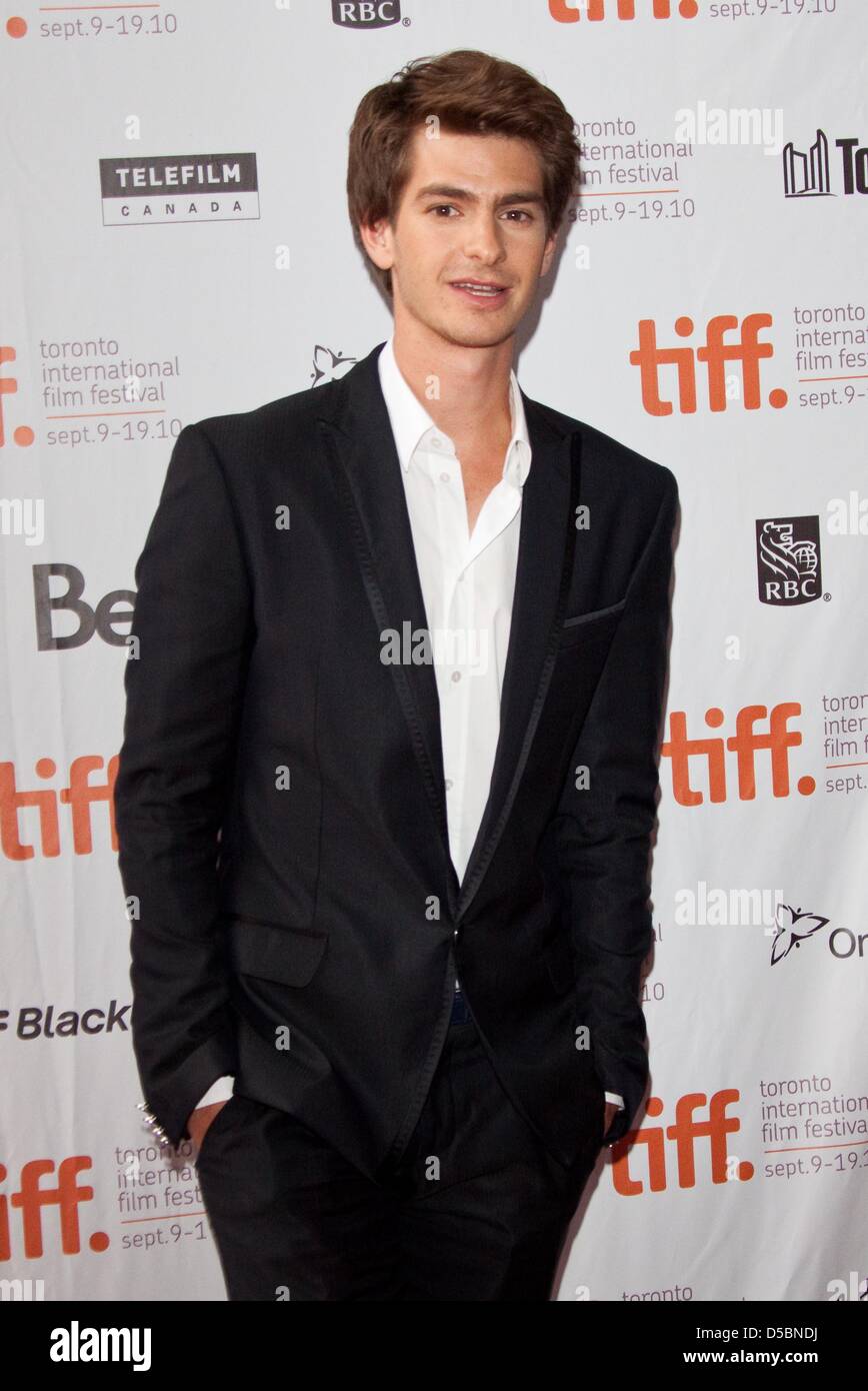 Actor Andrew Garfield attends the premiere of 'Never Let Me Go' during ...