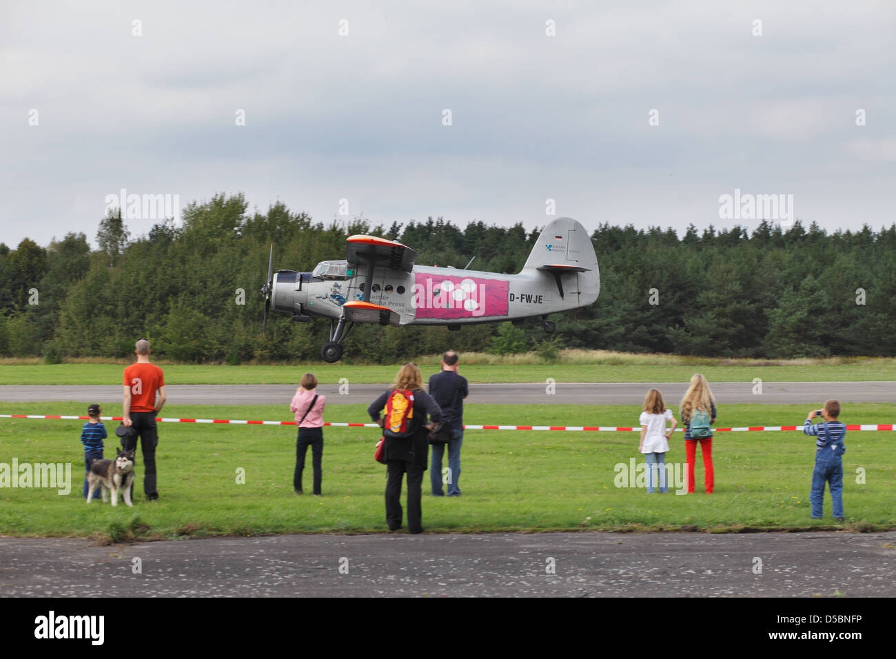 Berlin, Germany, open house at the Air Force Museum of the Bundeswehr ...