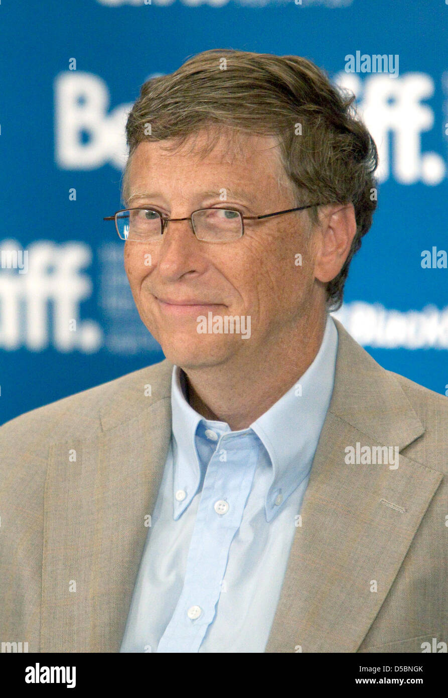 Bill Gates attends the press conference for the film 'Waiting For ...