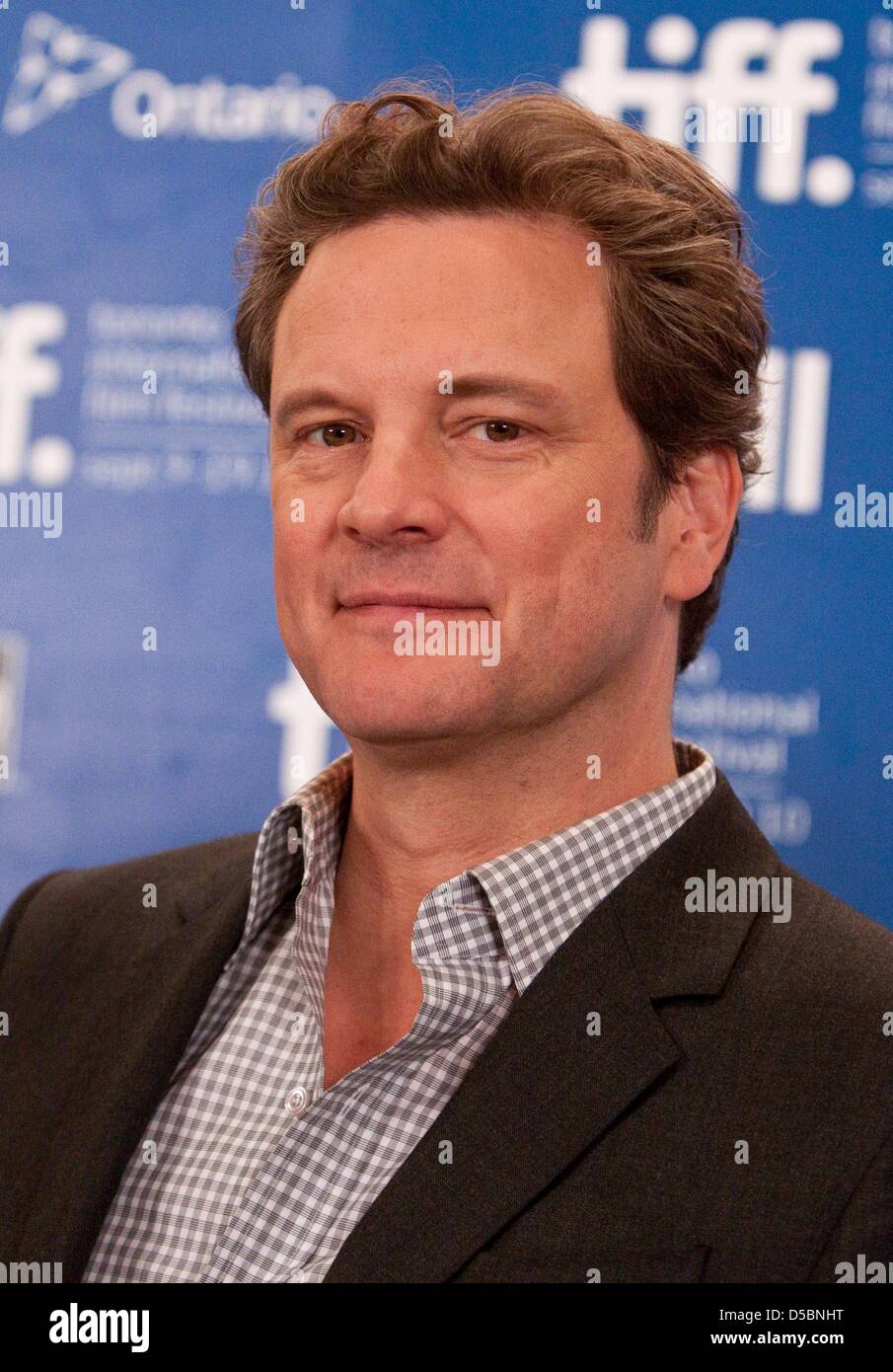Actor Colin Firth attends the press conference for the film 'The king's ...