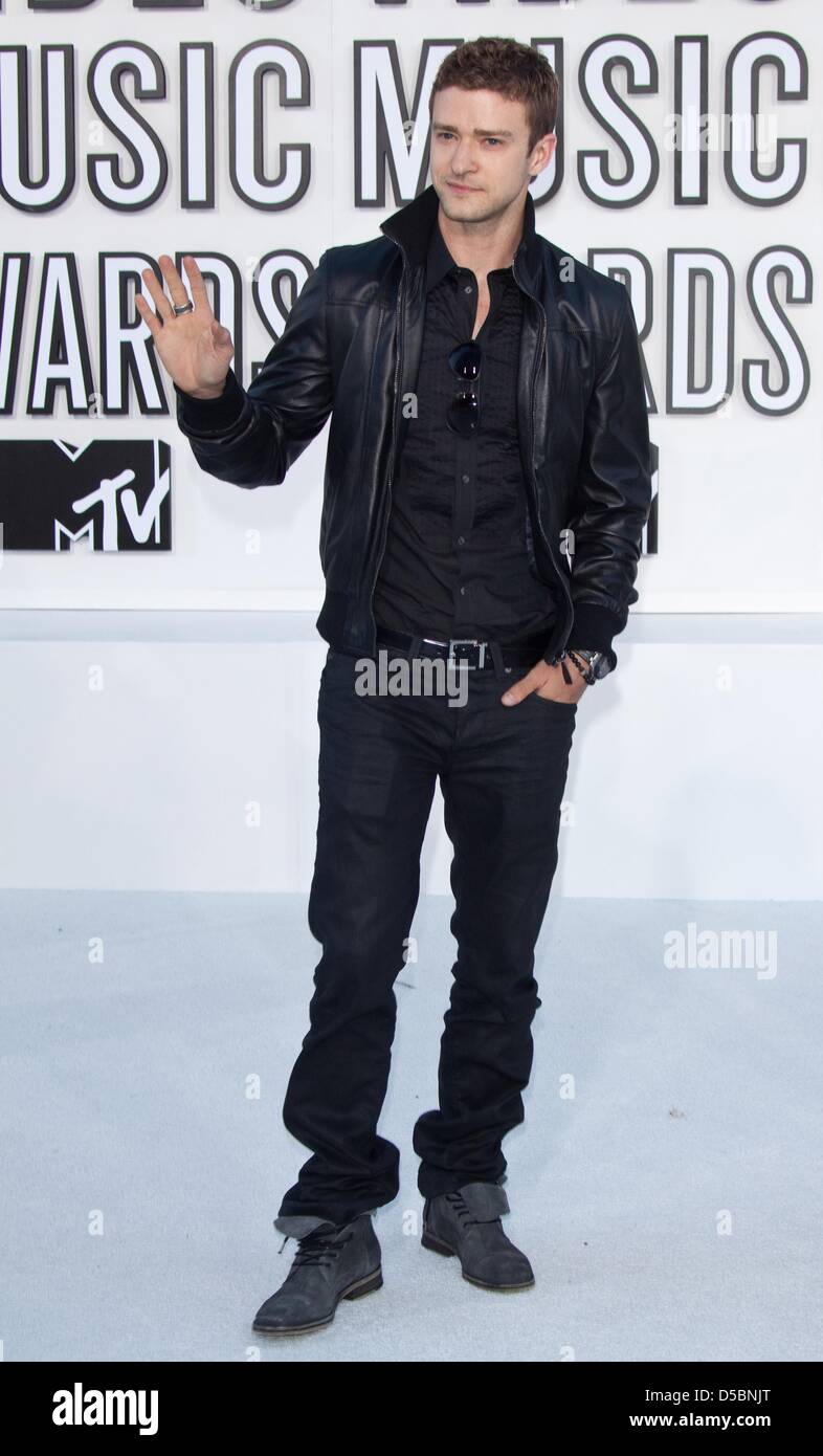 Singer Justin Timberlake attends the 2010 MTV Video Music Awards at the ...