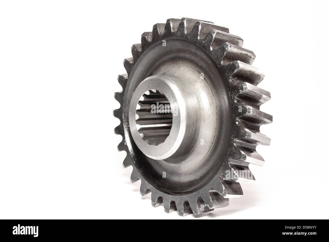 Gear wheel isolated on white background Stock Photo - Alamy