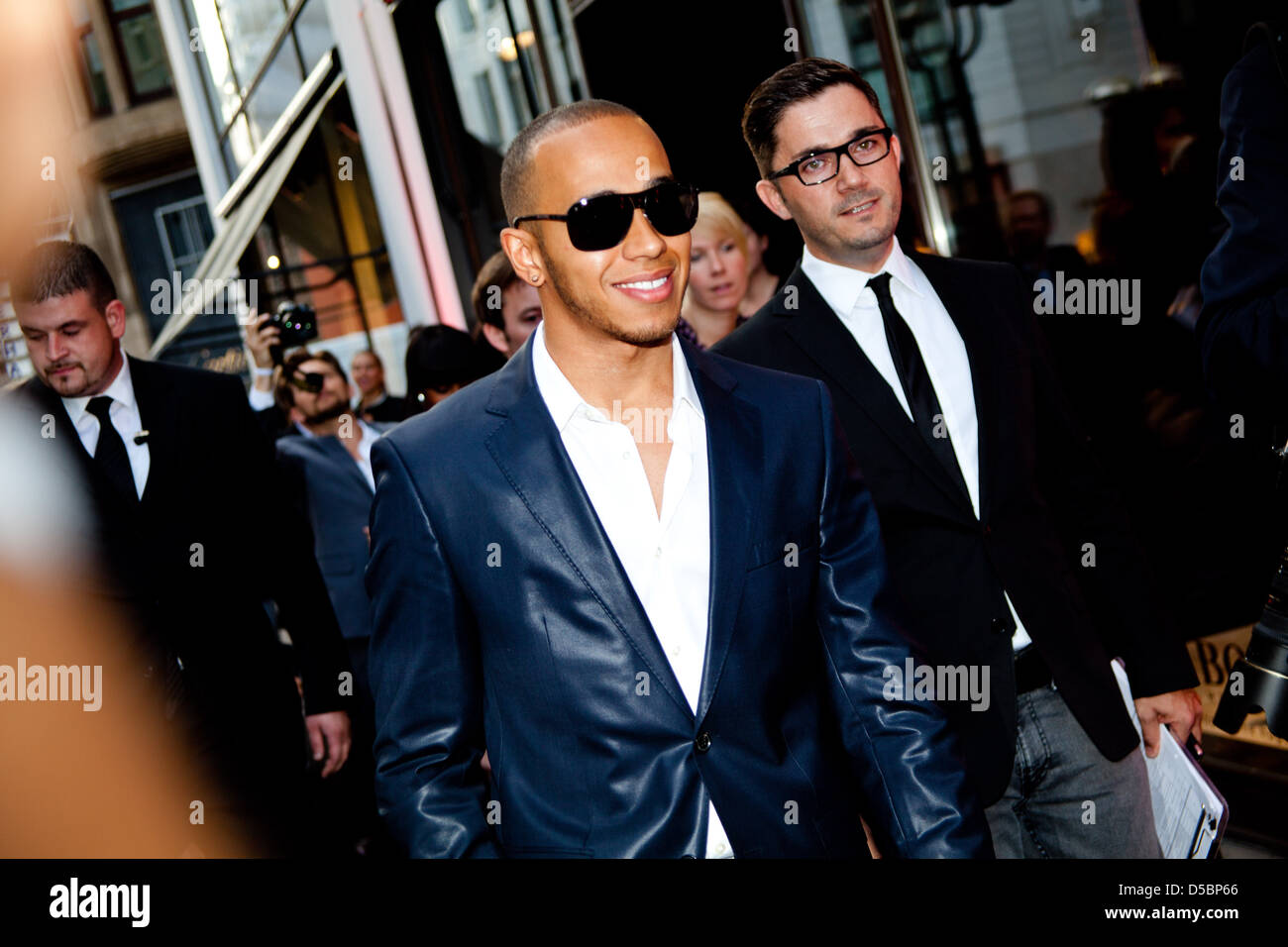 Lewis Hamilton at the celebration of 30 years cooperation between ...