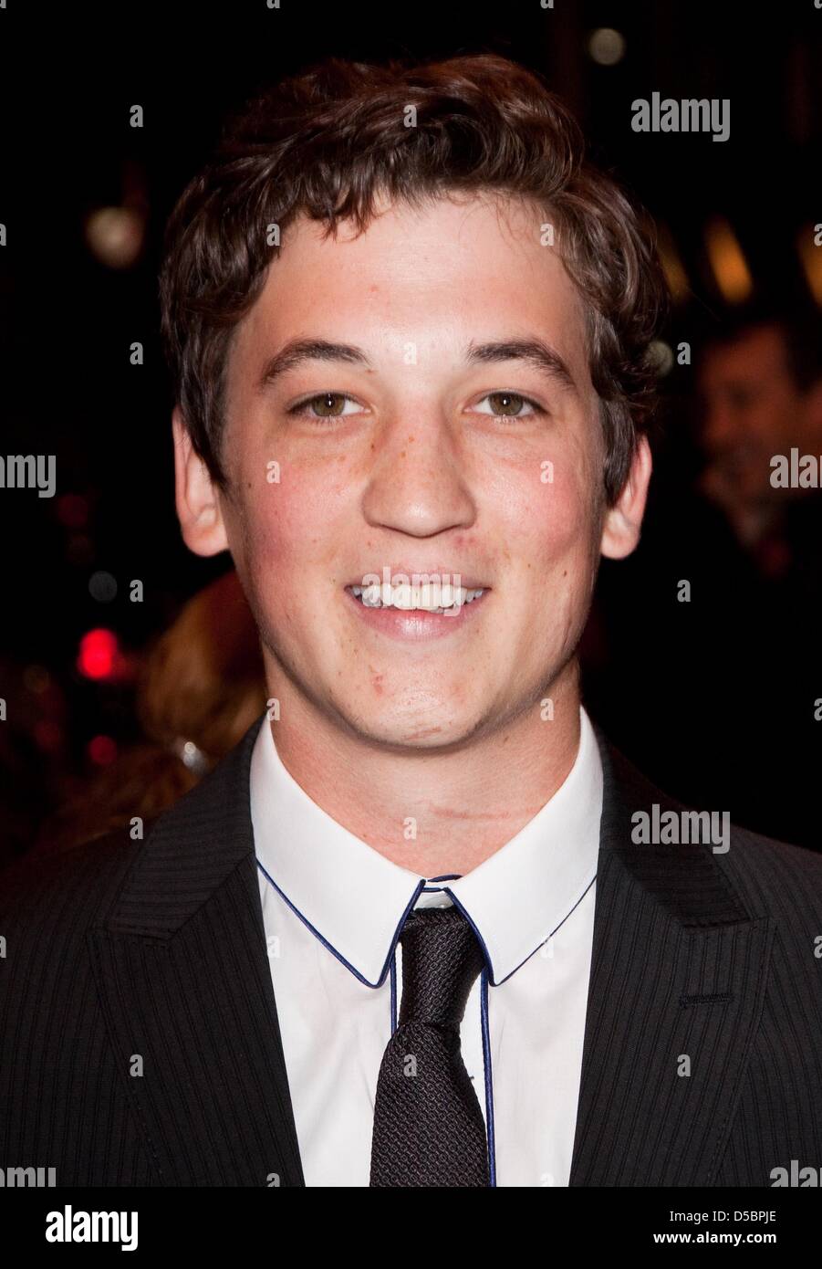 US actor Miles Teller attends the premiere of the film 'Rabbit' during ...