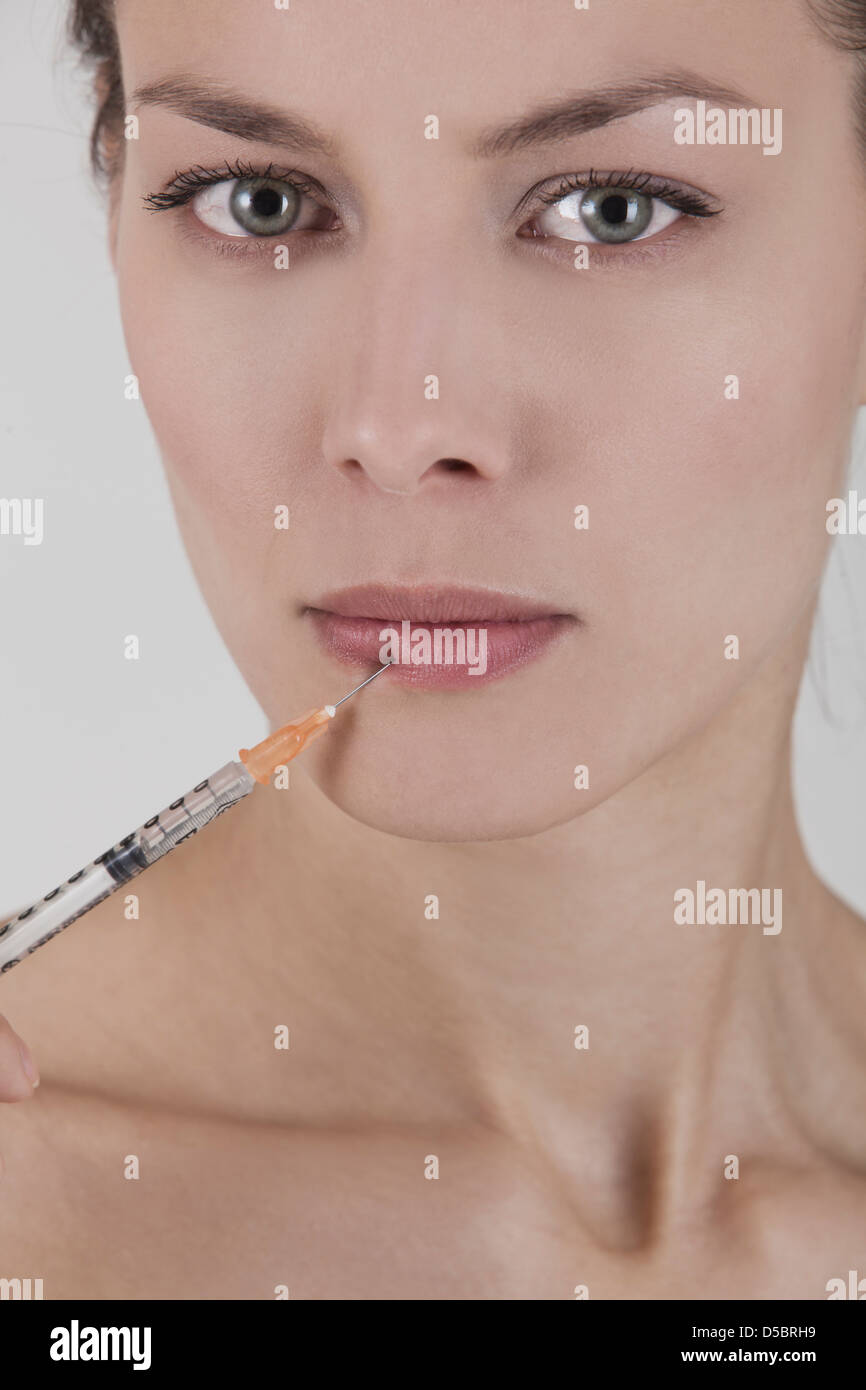 injection of botulinum Stock Photo - Alamy