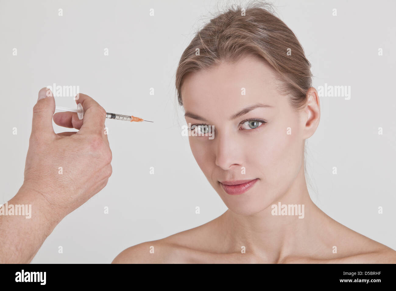 injection of botulinum Stock Photo - Alamy