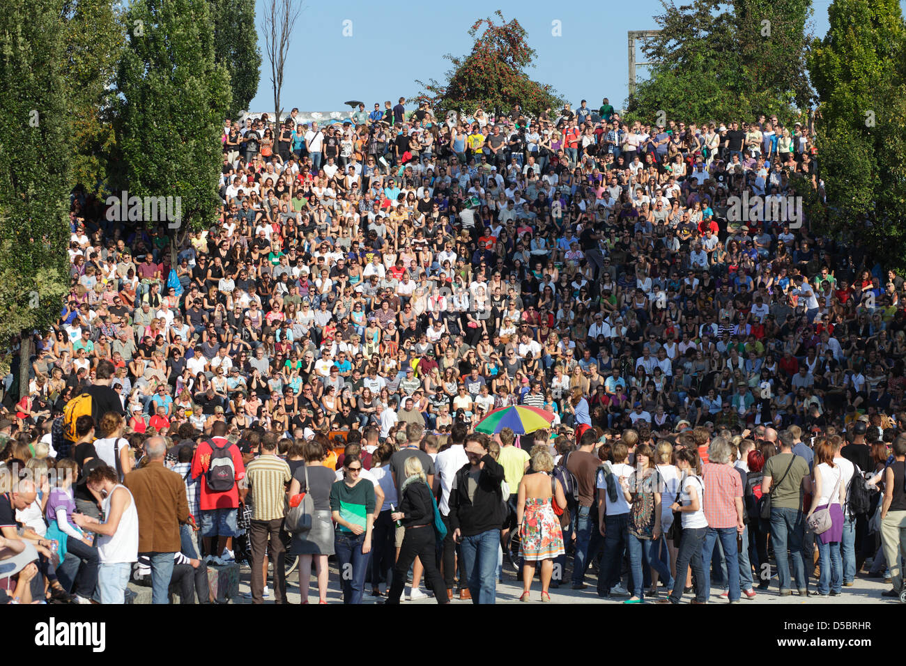 Berlin, Germany, people in Wall Park Stock Photo - Alamy