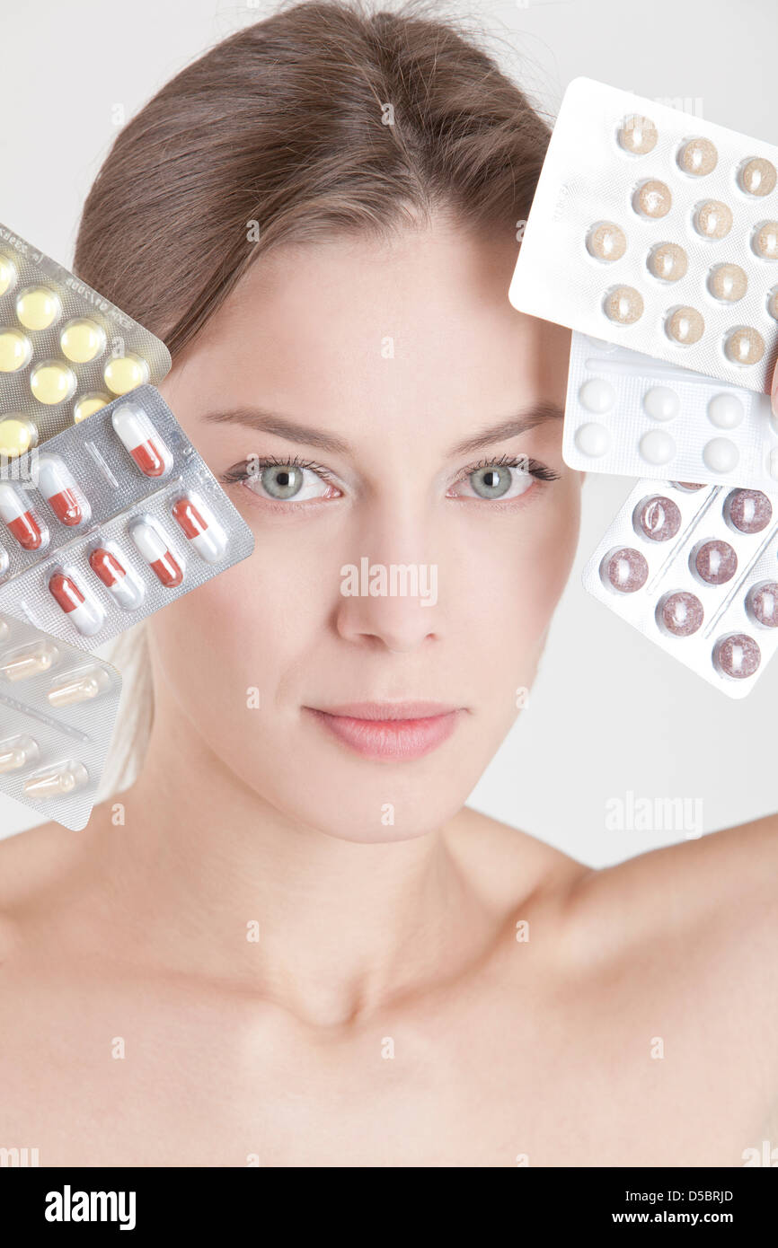 woman with drugs Stock Photo - Alamy